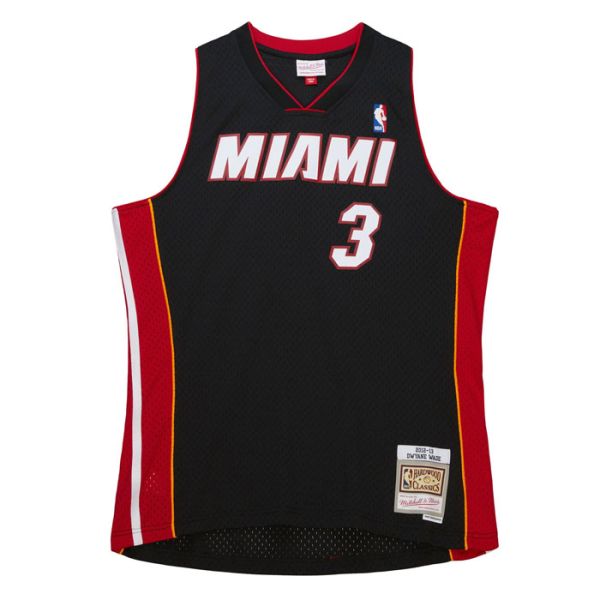 NBA MIAMI HEAT DWYANE WADE 2012-13 SWINGMAN JERSEY 'BLACK'