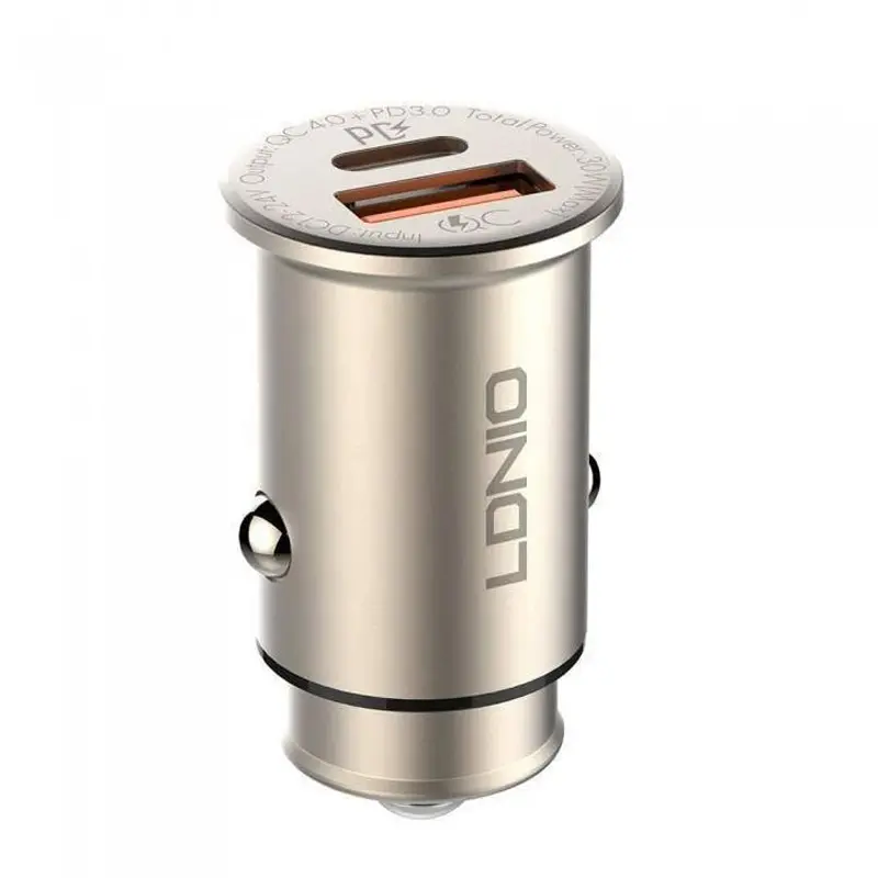 LDNIO C506Q Auto-punjač, USB i PD+, Type-C na Lightning