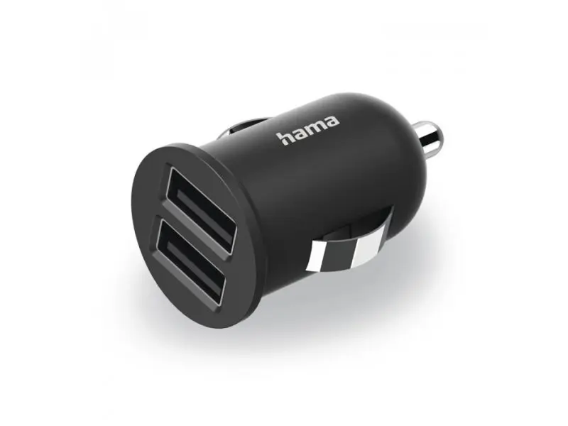HAMA Auto punjač sa dva USB porta, 2.4A