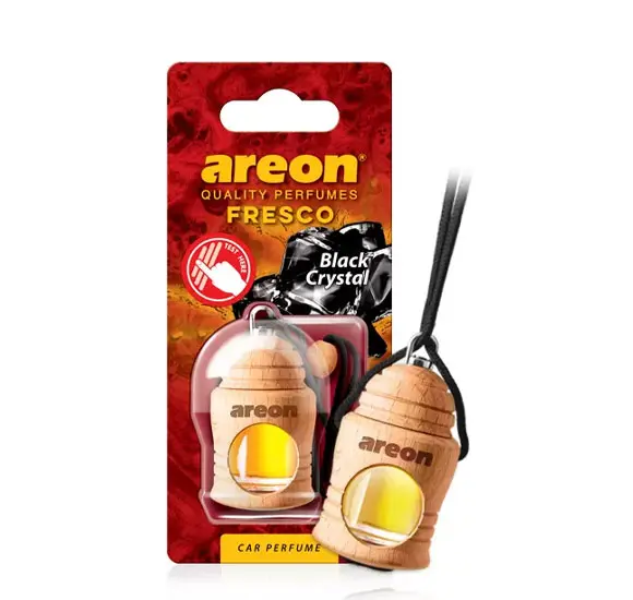 AREON AUTO FRESHENDER FRESCO BLACK CRISTAL