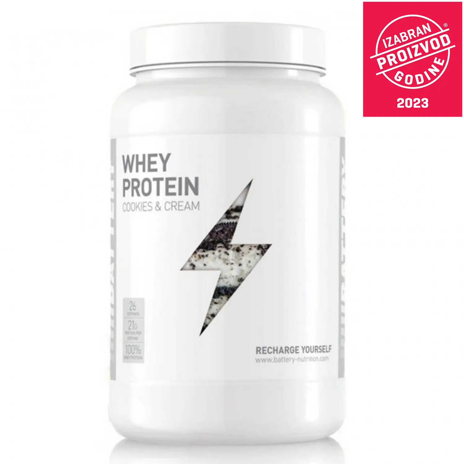 BATTERY Whey protein 800 g cookies & cream