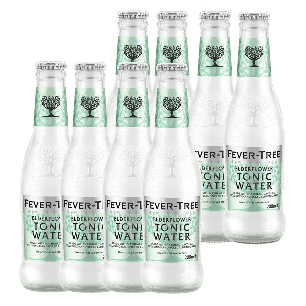 Fever Tree Elderflower Tonic Water, Tonik 200ml, Pakovanje od 8