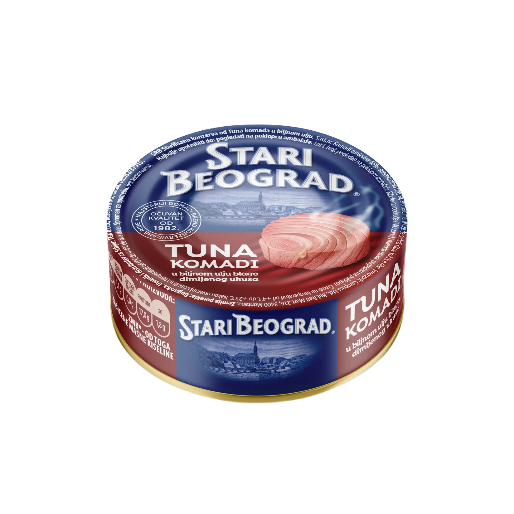 STARI BEOGRAD Tuna blago dimljenog ukusa 160g