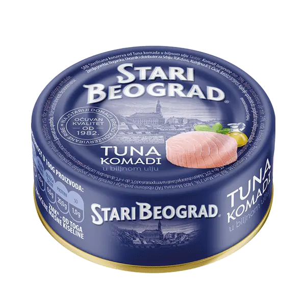 STARI BEOGRAD Tuna komadi u biljnom ulju 160g