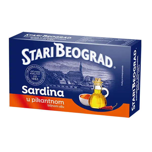 STARI BEOGRAD Sardina u pikant biljnom ulju 100g