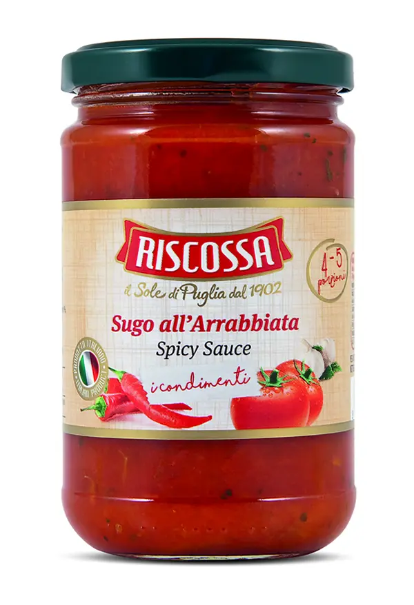 RISCOSSA Tomato sos Arrabbiata 295g