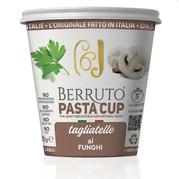 PASTA BERRUTO Tagliatelle sa pečurkama Pastacup 70g