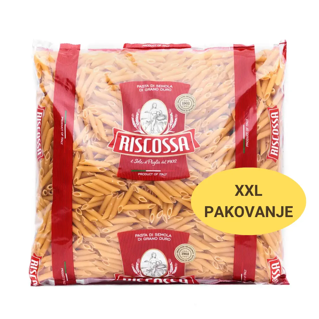 RISCOSSA Testenina Penne Zite Rigate 3kg