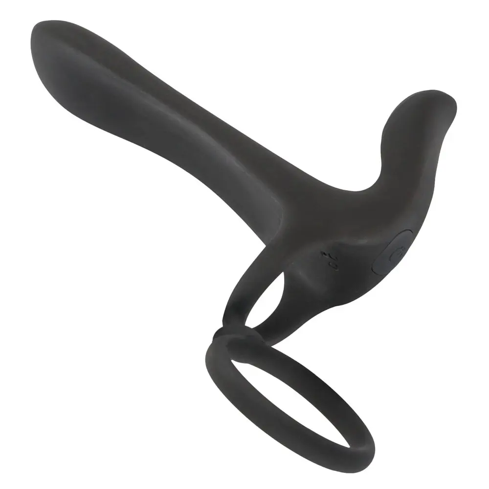 Black Velvets Vibrator za parove, 20 režima vibracije, 2 motora, 14cm