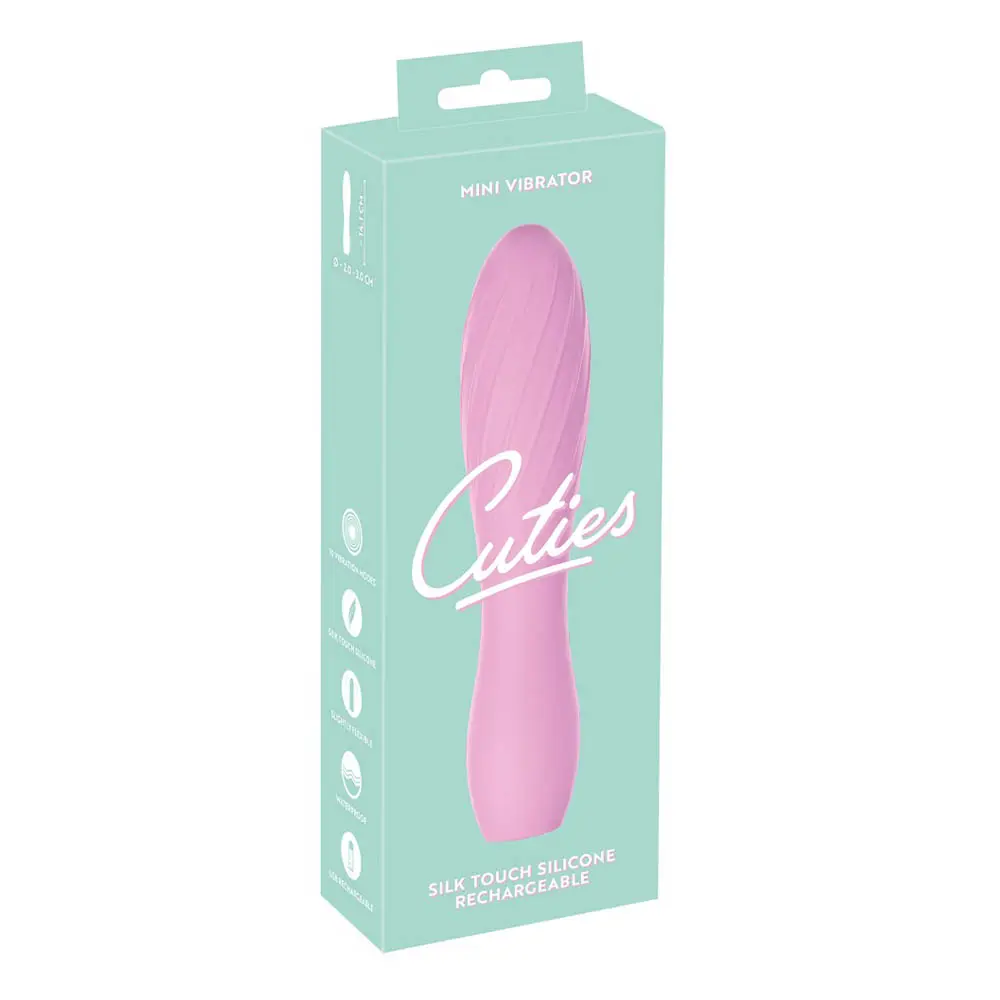 You2toys Cuties 3.0 Mini Vibrator, 10 režima vibracije, 14.1 cm, Vodootporan, Roze