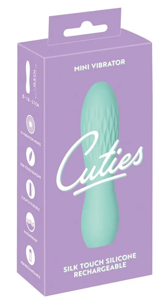 You2Toys Cuties 3.0 Mini Vibrator, 10 režima vibracije, 10.8 cm, Menta