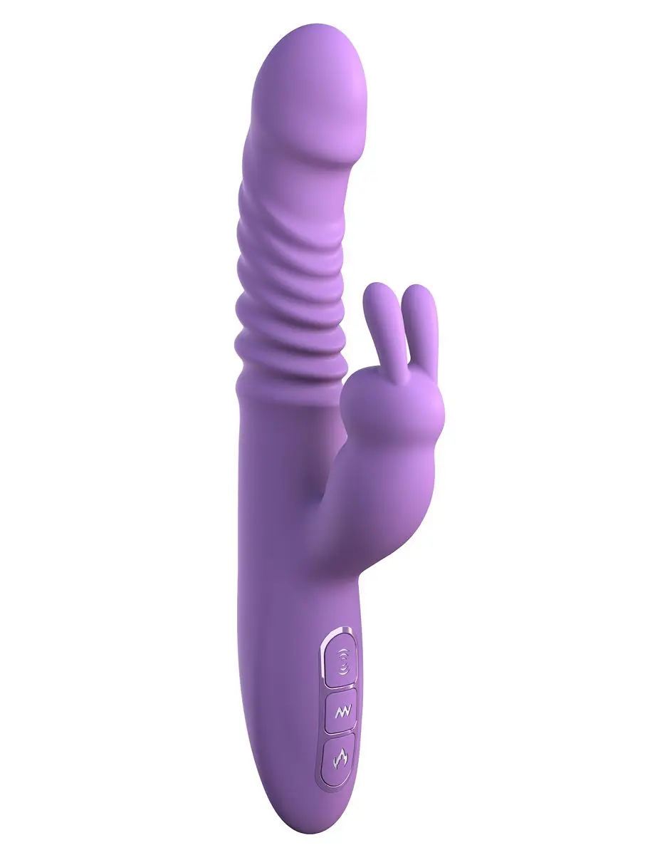 Pipedream Fantasy for her thrusting Zeka Vibrator, Silikonski, 7 režima vibracije, 11.7 cm