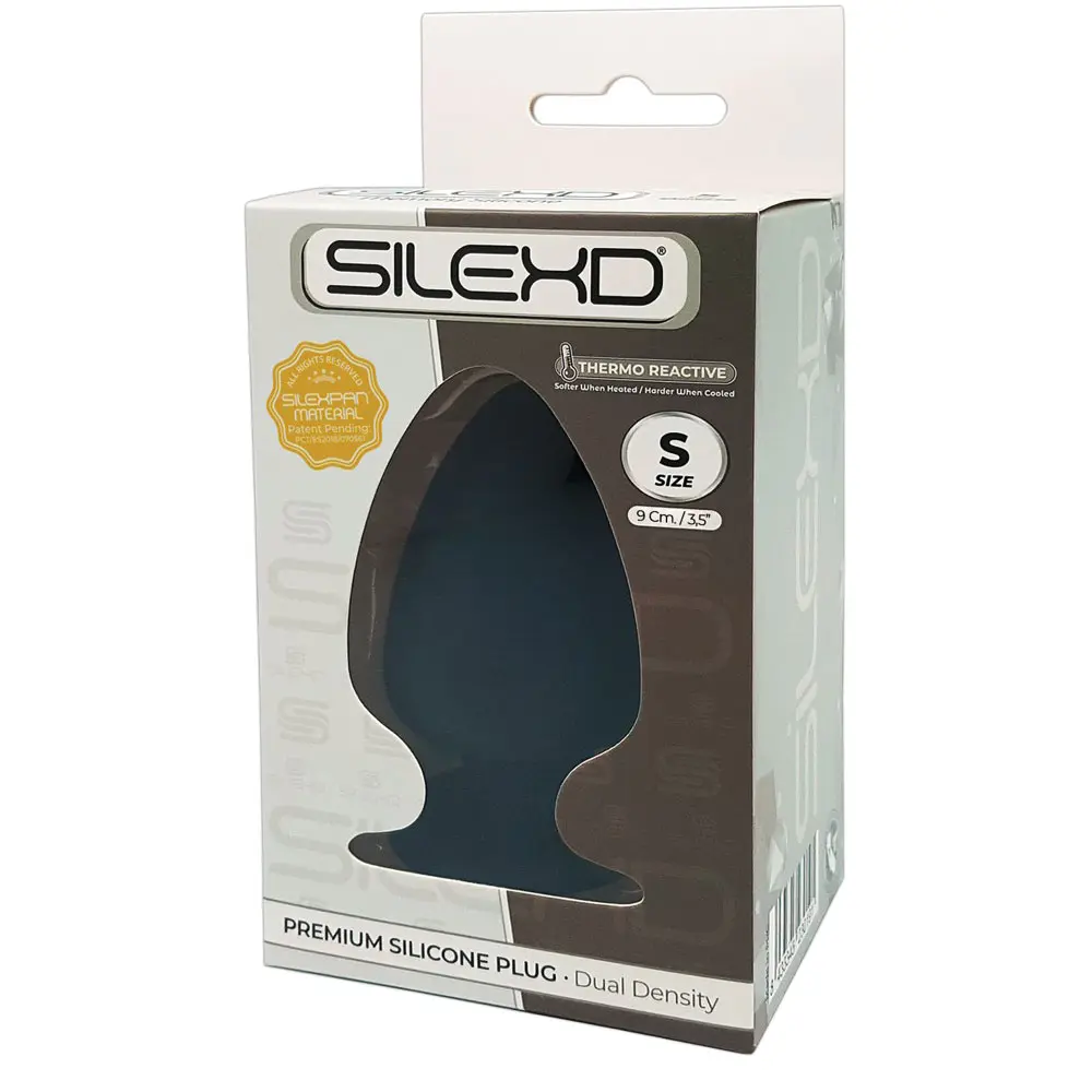 Silexd Premium Analni plug, Silikonski, S, 8 cm