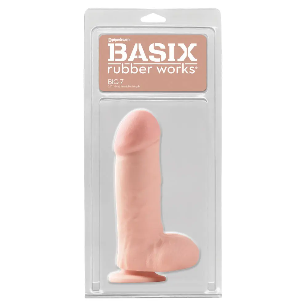 Pipedream Basix Big 7" Dildo, 14 cm