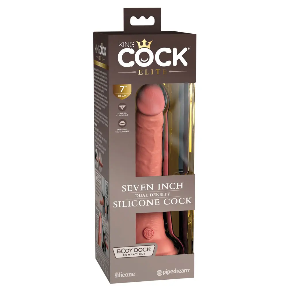 Pipedream King Cock 7" Dual density Dildo, 17.8 cm