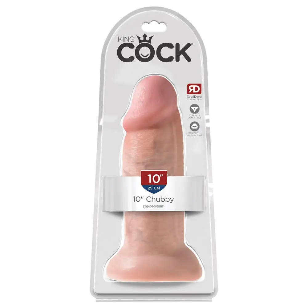 Pipedream King Cock 10" Chubby Dildo