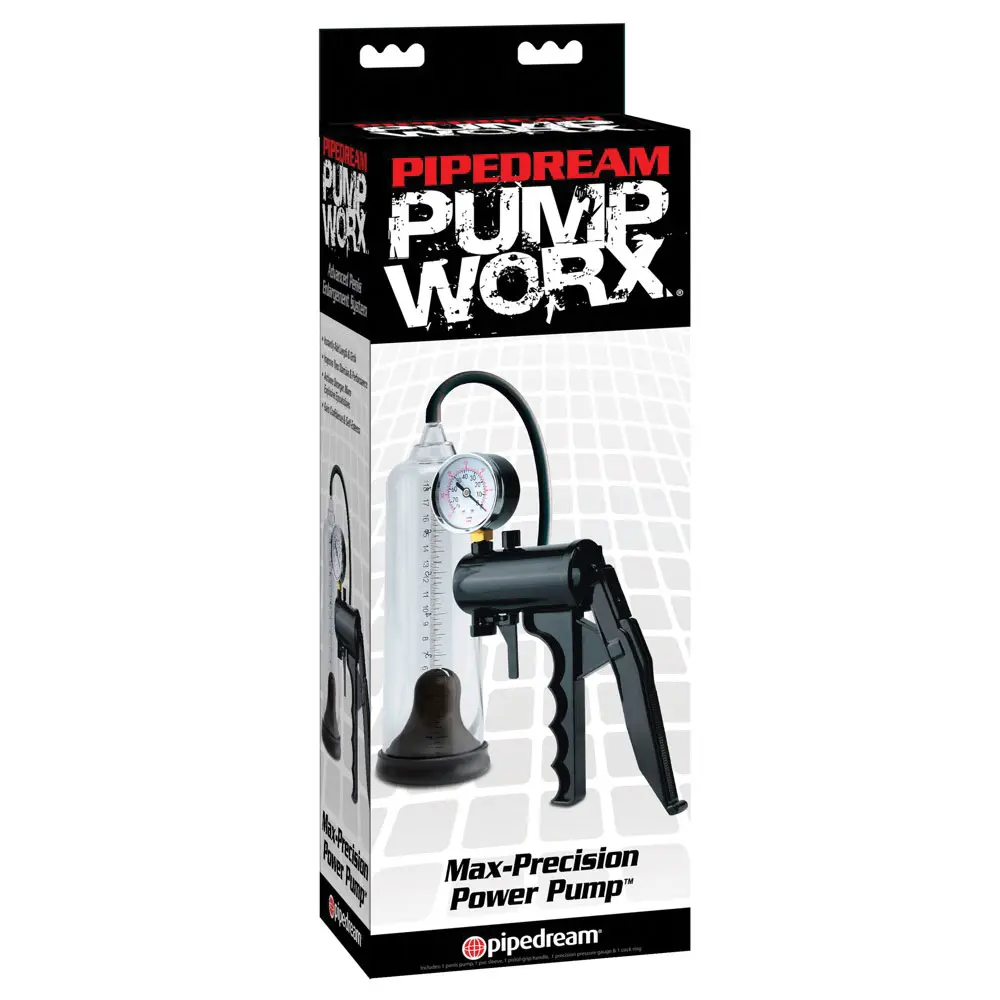 Pipedream Worx Max Precision Pumpa za penis, 20 cm