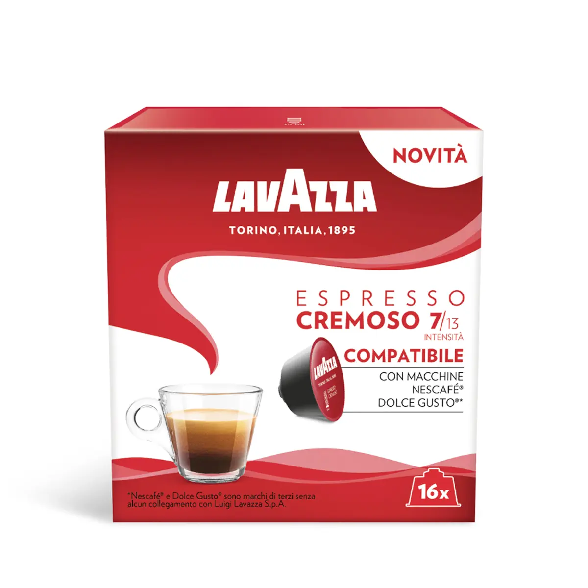 LAVAZZA Kapsule Dolce Gusto Compatibile - Cremoso, 16 komada