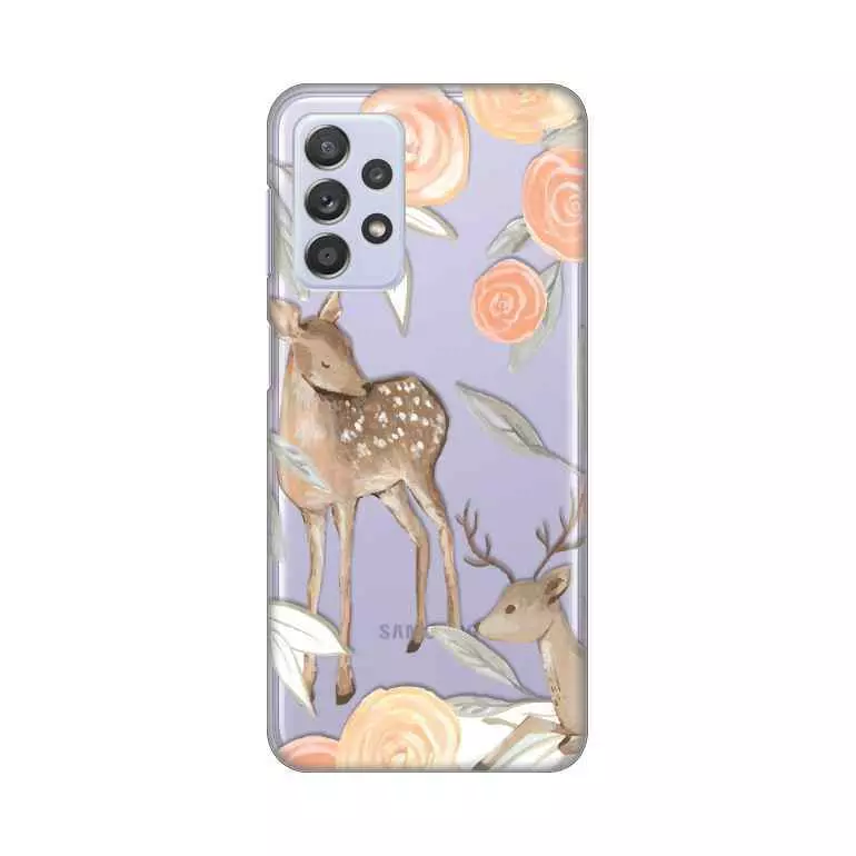 Maska silikon Print za Samsung A33 5G Flower Deer