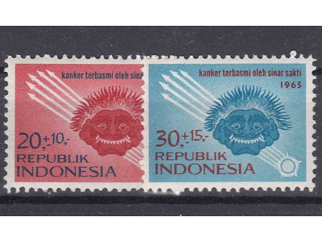 Indonezija 1965 Mi#488-489 **