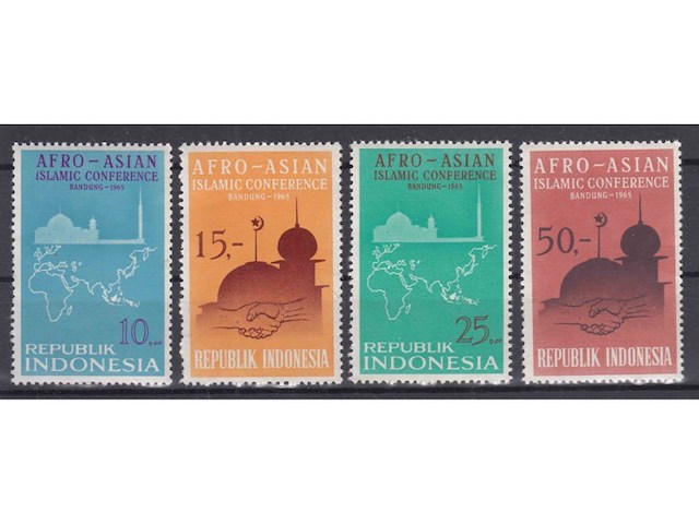 Indonezija 1965 Mi#465-468 **