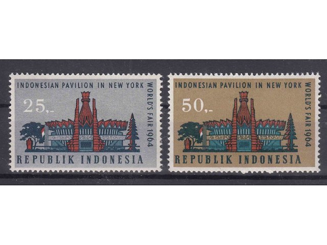 Indonezija 1964 Mi#444-445 **