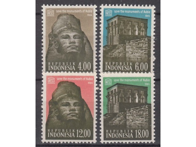 Indonezija 1964 Mi#439-442 **