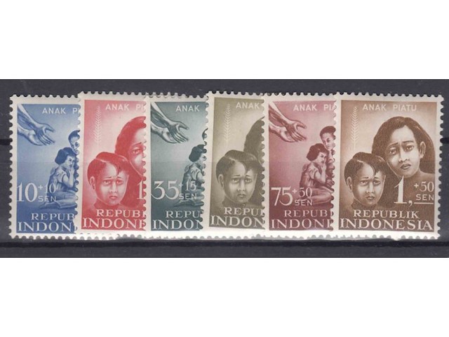 Indonezija 1958 Mi#215-220 **
