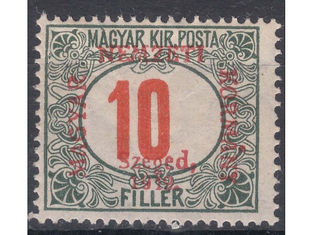 Mađarska ok. Segedin 1919 Porto Mi#3 *