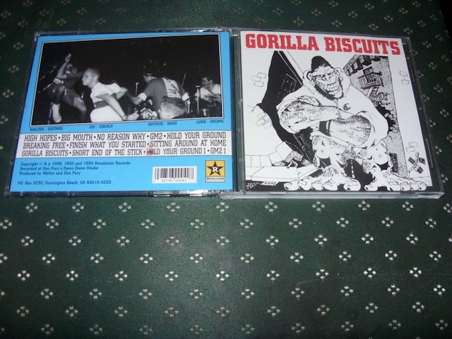 Gorilla Biscuits – Gorilla Biscuits CD Revelation USA