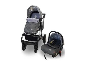 KOLICA ZA BEBE GS-T106 BBO MATRIX SET - SIVA