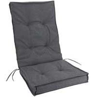 Jastuk za stolicu sa naslonom Range Tamno siva
