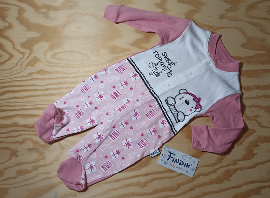 NOVO SA ETIKETOM: roze pidžama za bebe