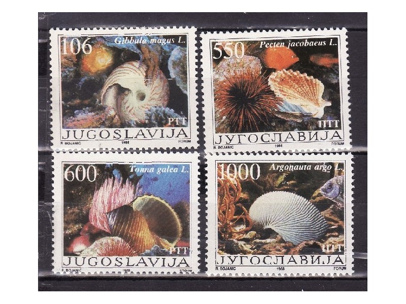 morska fauna 1988.
