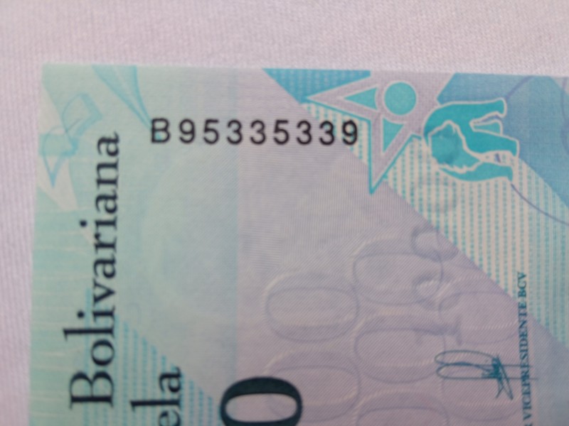 Venecuela 10.000 bolivara,2017 god.UNC,lep broj,redje