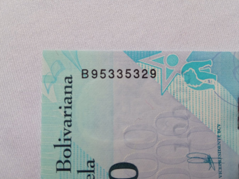 Venecuela 10.000 bolivara,2017 god.UNC,lep broj,redje