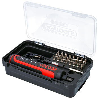 KS Tools set akumulatorski štapni odvijač eMONSTER 1/4" sa bitovima 27-delni 515.3600