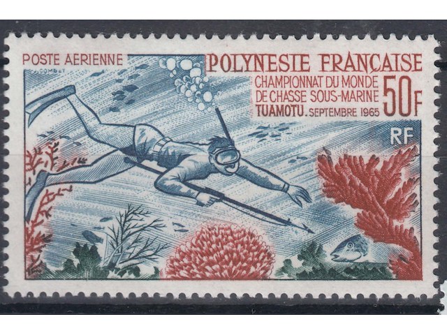Francuska Polinezija 1965 Ronilac **