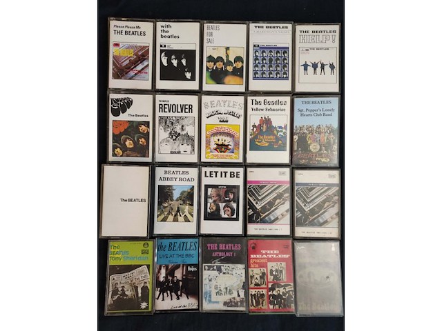 Beatles x 20 kaseta Jugoton