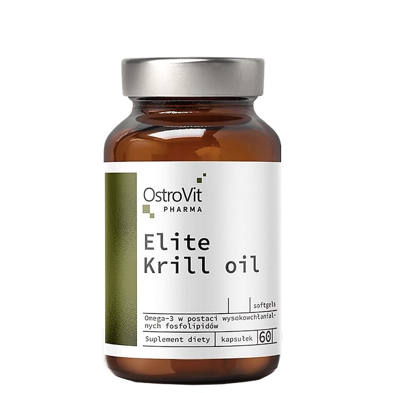 Elite krill oil (Omega-3 ulje iz antarktičkih račića) 60gelcaps – OstroVit
