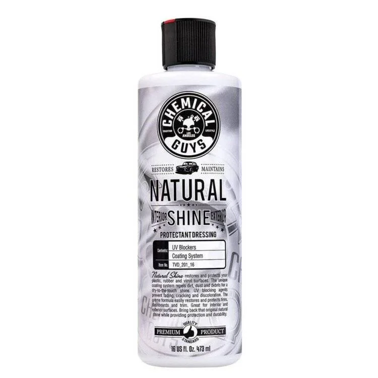 Chemical Guys Natural Shine – Premium Krema Za Plastiku I Gumu