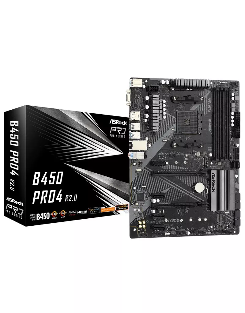 ASROCK B450 PRO4 R2.0 matična ploča