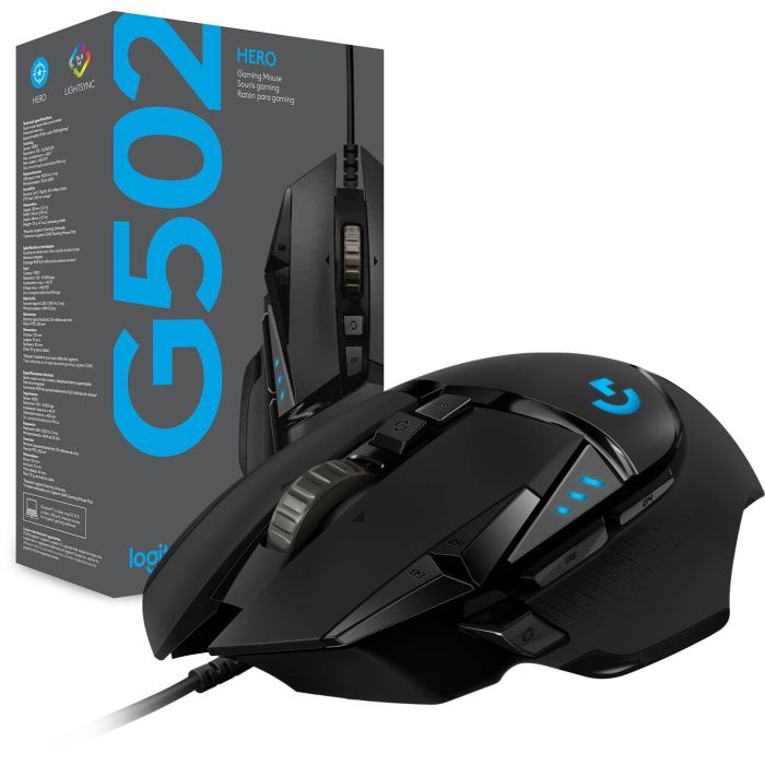 Gejmerski miš Logitech G502 Hero Crni