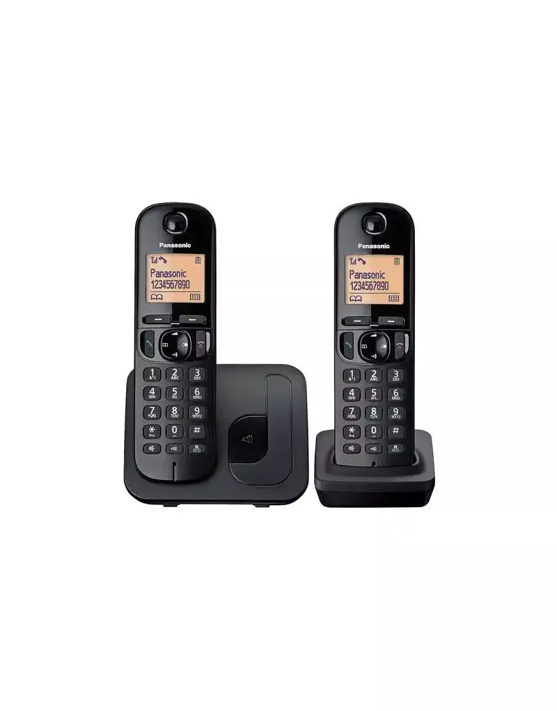 Bežični telefon Panasonic KX-TGC 212 FXB Crni - duo