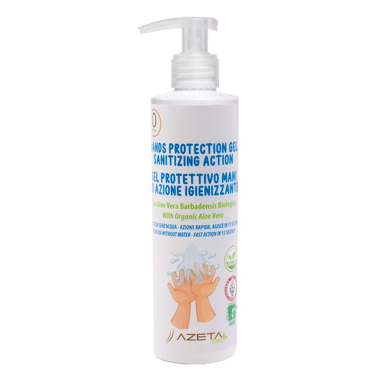 Azeta Bio Organski gel za dezinfekciju i hidrataciju ruku kod beba, dece i odraslih 0m+ - organska aloe vera 100 ml