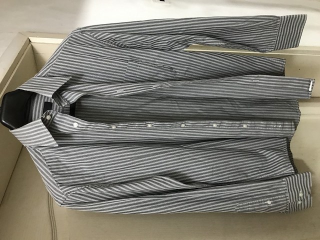 Košulja Zekstra br 40 sivo/bele boje
