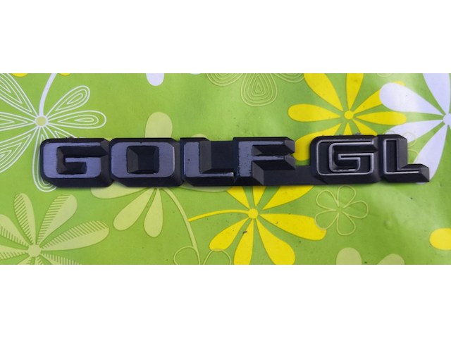 Oznaka GOLF GL za Volkswagen Golf 2