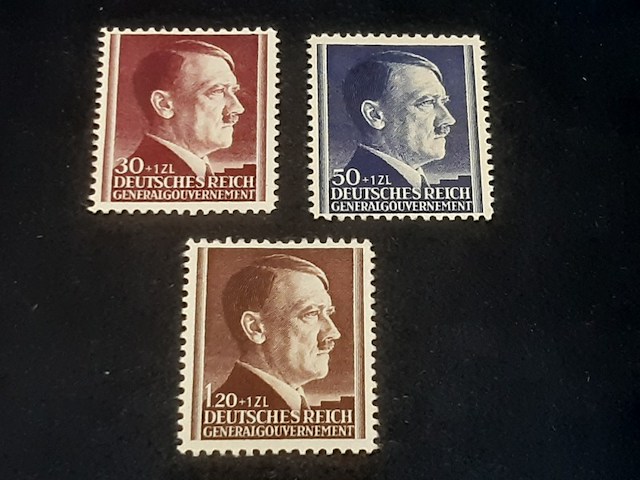 Nemačka okupacija Opšti kabinet 1942 Hitler Kompl ser