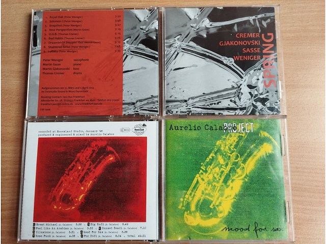 Cremer/Gjakonovski/Sasse/Weniger+AurelCalabro-2 Jazz cd