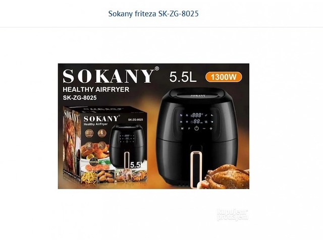 Sokany friteza SK-ZG-8025